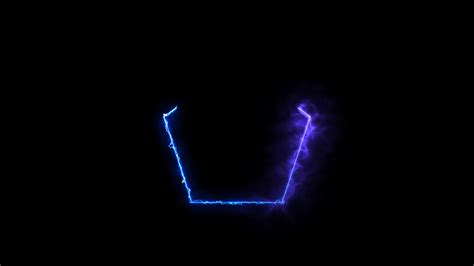 Saber Neon Circle Loop Circle Loading Bar Loop Neon Glowing Frame
