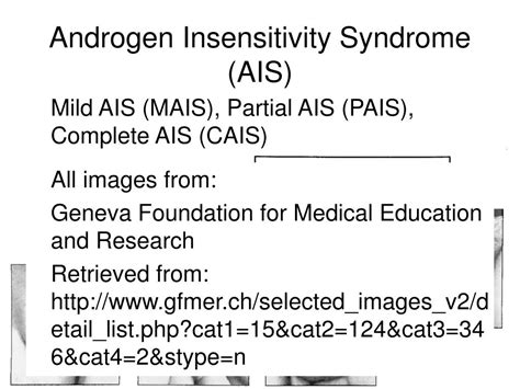 Ppt Ais Androgen Insensitivity Syndrome And The Androgen Receptor