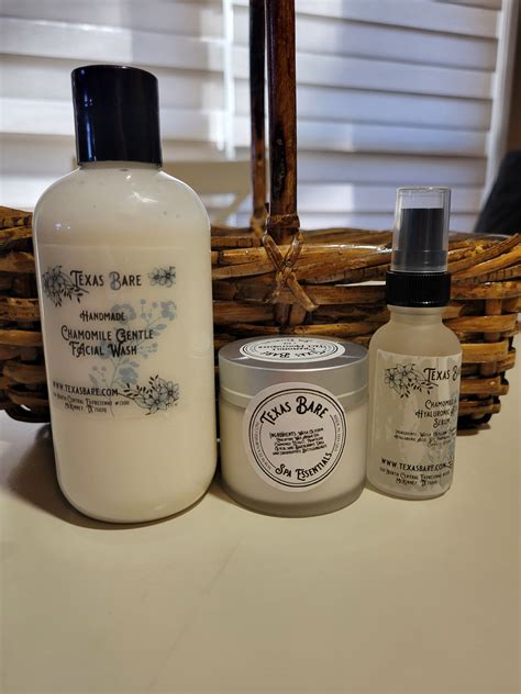 Chamomile Skin Care Set Texas Bare