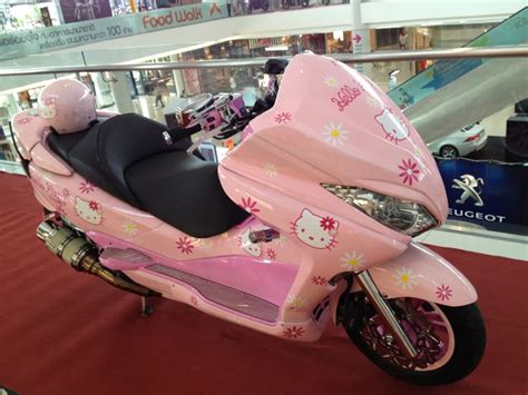 Hello Kitty Hello Kitty Car Pink Motorcycle Pretty Bike