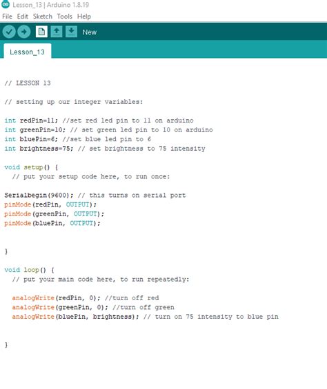 Arduino Lessons