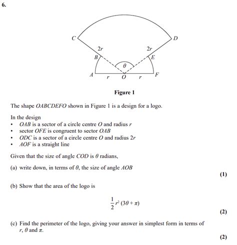 Edexcel A Level Pure Maths November 2021 Paper 2 Q6
