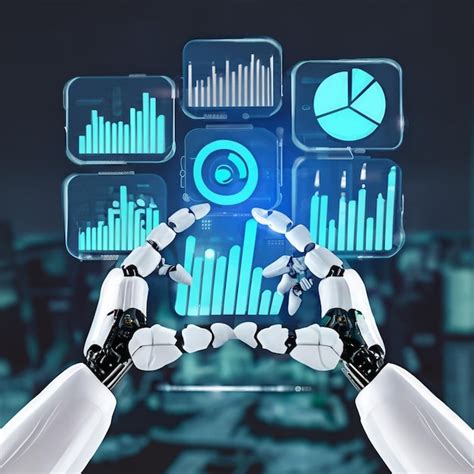 premium ai image robotic rpa big data analysis automation trading