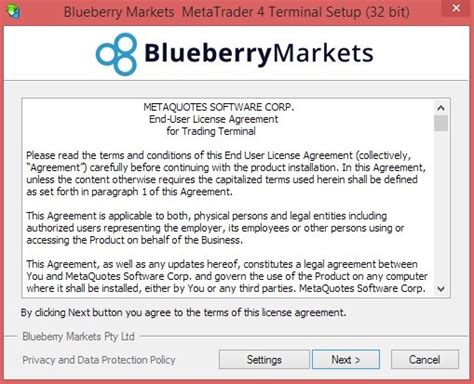 Download And Install Blueberry Markets Metatrader 4 Get Know Trading