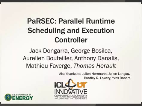 Ppt Parsec Parallel Runtime Scheduling And Execution Controller