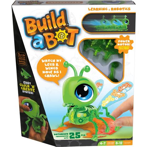 Build A Bot Bugs Green Grasshopper Theitmart