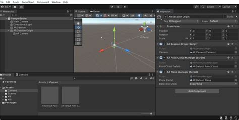 Augmented Reality App Development Using Unity AR Foundation