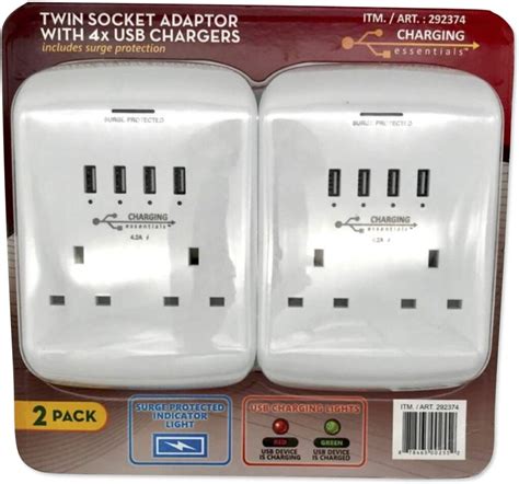 Twin Socket Adapter Kingsoaks Technology