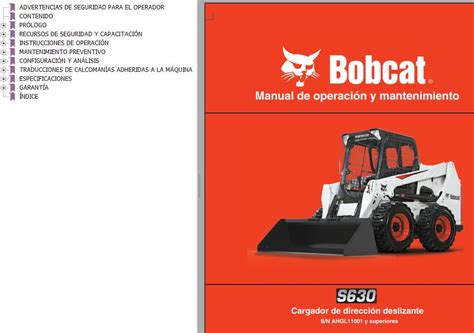 Bobcat S630 Operation Maintenance Manual PDF