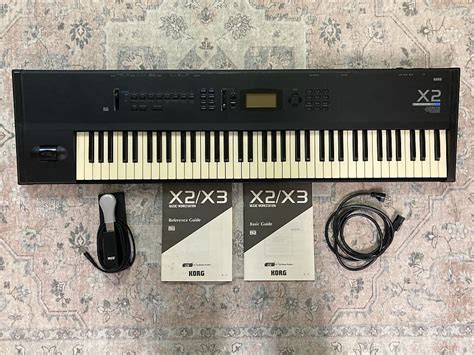 Korg X2 Music Workstation Keyboard Reverb