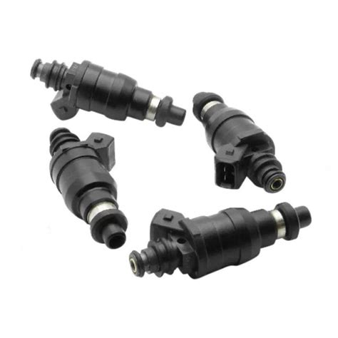 Deatschwerks Set Of 4 550cc Low Impedance Fuel Injectors Mitsubishi