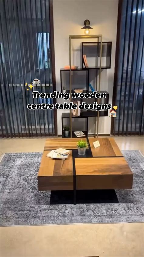 Wooden Center Tables Designs