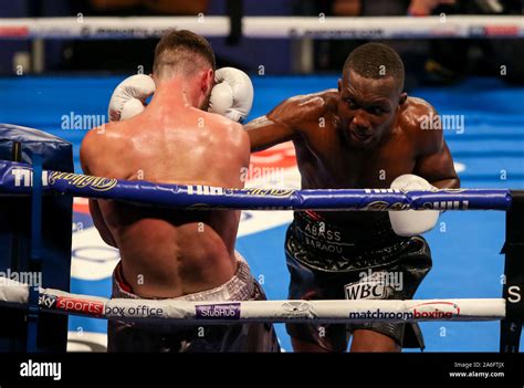 Abass Baraou Right During His Bout With John Odonnell Left At The