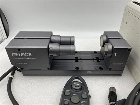 Keyence Tm 3001 Controller W 2x Tm 006r Tm 006t Sensor Head And Joystick Novus Ferro Pte Ltd