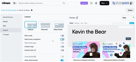 How To Embed A Vimeo Playlist Using The Code Design Element Shortpoint Support