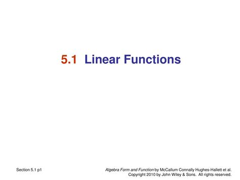 PPT Linear Functions PowerPoint Presentation Free Download ID