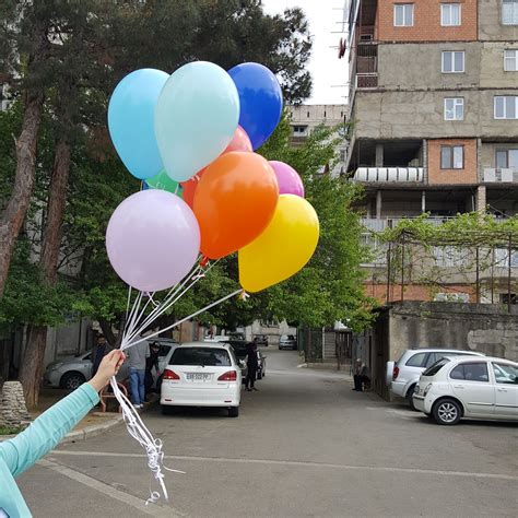 ჰელიუმის ბუშტები და დაბადების დღის აქსესუარები Home Facebook