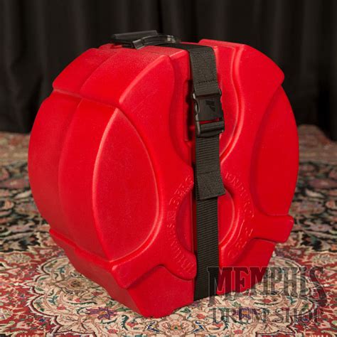 14x65 Humes And Berg Enduro Pro Snare Drum Case With Pro Lining Red