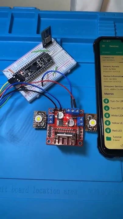Stm32 Wireless Power Led Control Over Ble Shorts Youtube
