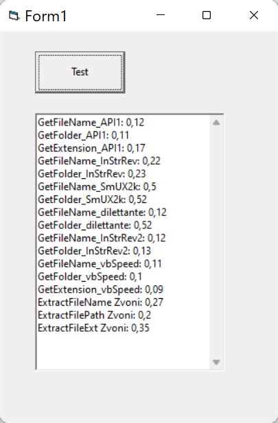 Resolved Fast And Proper Way To Get The File Name And Folder Part From A Full Path Vbforums