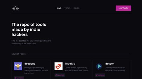 indiehacker tools launchpedia