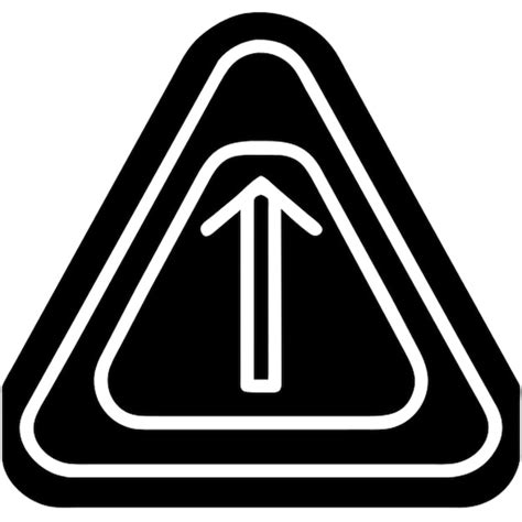 Premium Vector Many Yield Signs Icons Icon