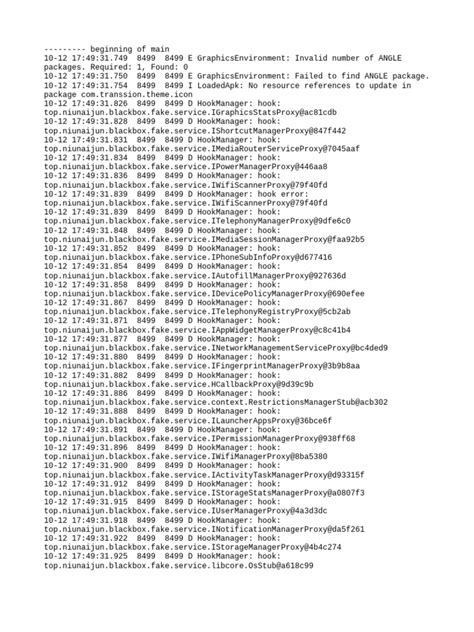 top niunaijun blackboxa64 logcat pdf