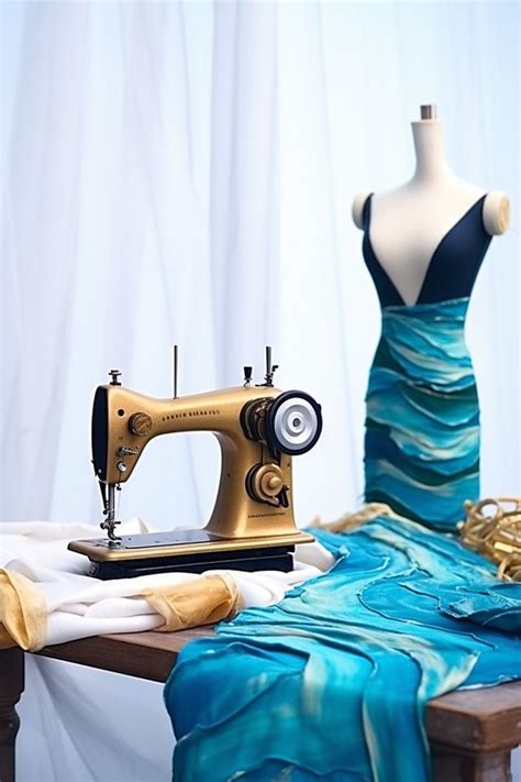 Creative Simple Sewing Machine Tailored Poster Background Material Wallpaper Image For Free