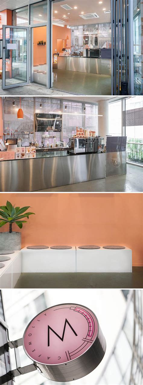 No133 몰리 프렌차이즈 카페를 리모델링한 10평 부산 카페인테리어 카페 폴딩도어 스테인레스 바테이블 Colorpoint Wall Cafe Interior