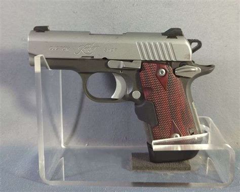 Kimber Custom Shop Micro 9 Cdp 9mm Pistol Sn Pb0277521 Crimson Trace