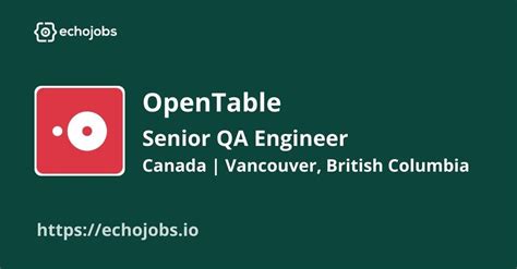 Opentable Is Hiring Senior Qa Engineer Remote Canada Remote Html Css Javascript R
