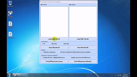 How To Use Compare Two XML Files Software YouTube