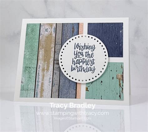 Stampin Up Country Woods Designer Series Paper Stamping With Tracy