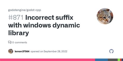 incorrect suffix with windows dynamic library · issue 871