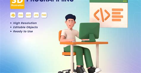 programming illustrations ft programming and programmer envato