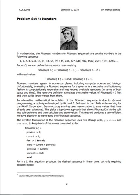 COS Semester Dr Markus Lumpe Problem Chegg