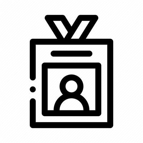 Id Card Staff Pass Identification User Icon Download On Iconfinder