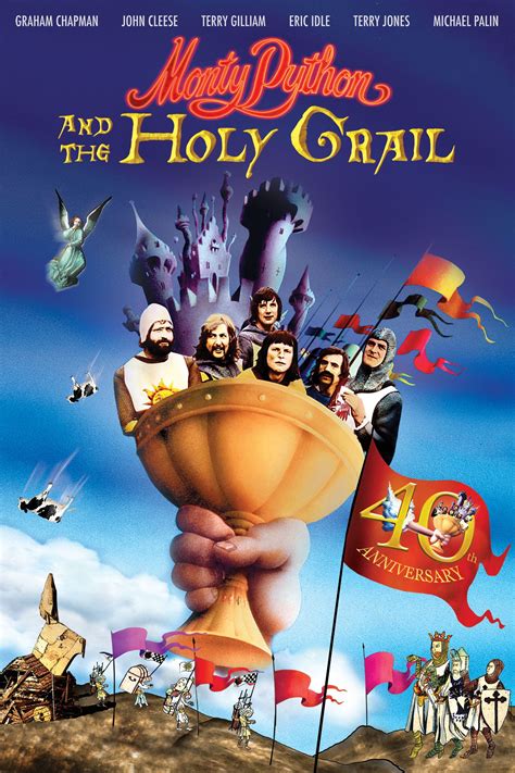 Monty Python and the Holy Grail Movie Poster - Graham Chapman, Michael Palin, Terry Jones # ...