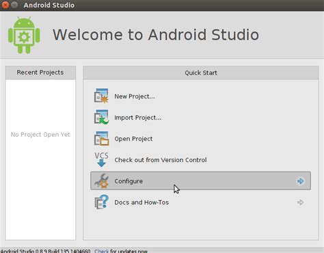 Premier Lancement De Android Studio Et Configuration Du SDK Manager Android Dev Fr