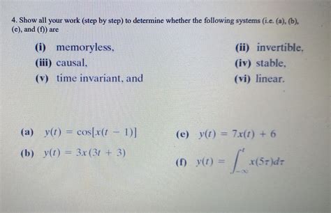 solved show all your work step by step ﻿to determine