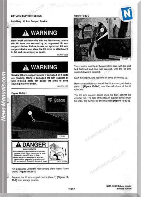 Bobcat S175 S185 Service Manuals