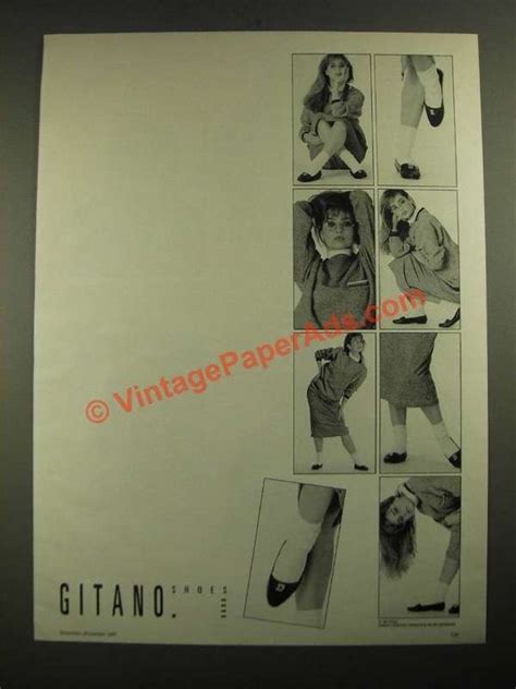 1987 Gitano Shoes Ad Ef0759