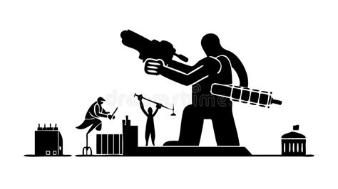 Cyberpunk Assassin Futuristic Combat Dark Sci Fi Vector Design