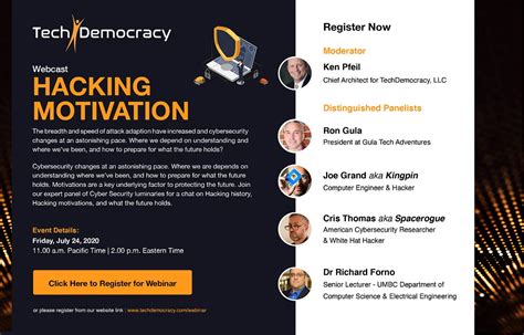Techdemocracy Webcast Hacking Motivation By Techdemocracy Medium