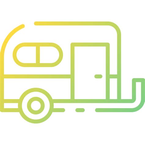 Camper Van Good Ware Gradient Icon