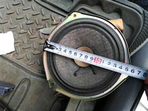 Порядок измерения размера динамиков акустической системы