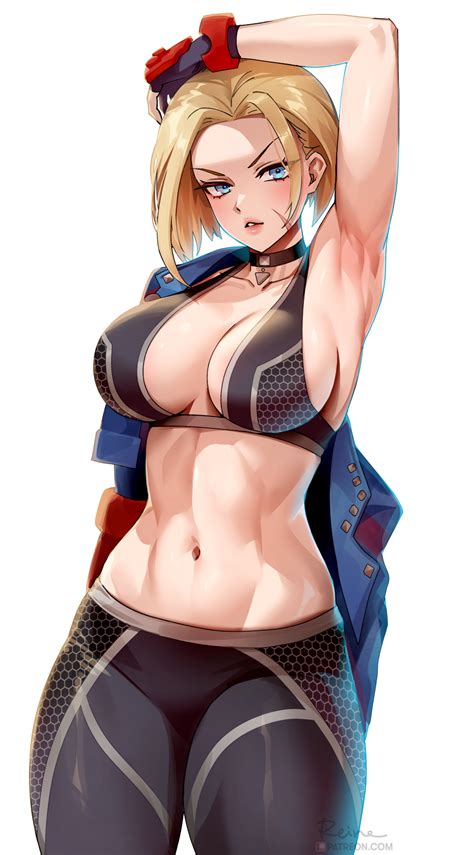 Rule 34 1girls Armpits Arms Up Blonde Hair Blue Eyes Breasts Cammy