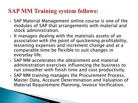 PPT SAP MM Training SAP Material Management Online Course GOT PowerPoint Presentation ID
