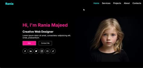 rania majeed on linkedin portfolioupdate webdevelopment html css