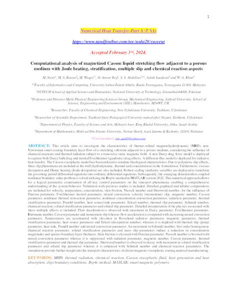 Computational Analysis Of Magnetized Casson Liquid Stretching Flow Adjacent To A Porous Medium